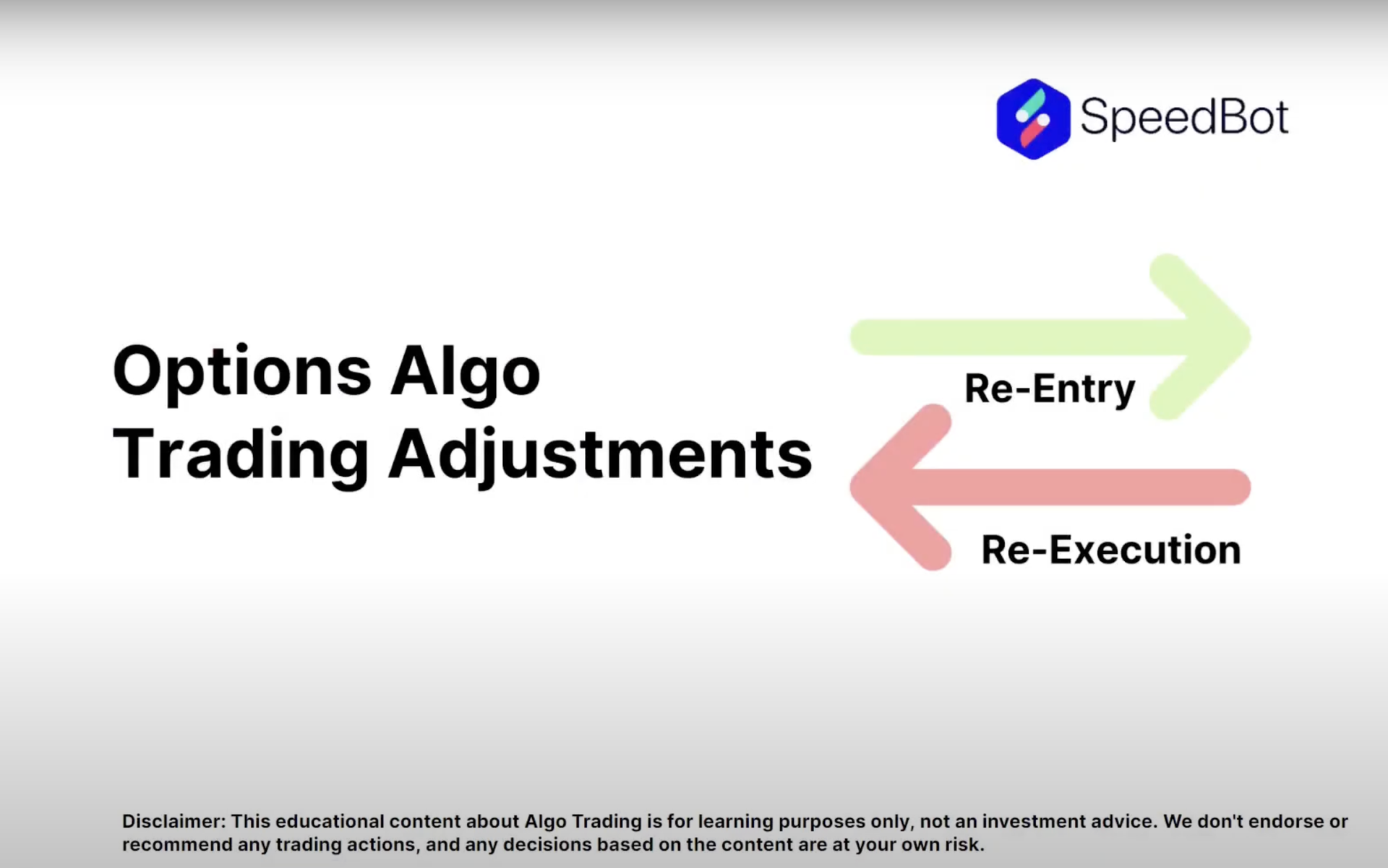 Learn Advanced Options Algo Strategy Builder | SpeedBot